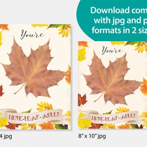 Leaf / Handprint Art / Autumn / Fall Decor / Thanksgiving/ Printable ...