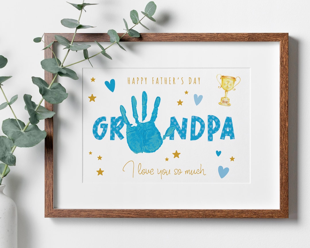 Happy Father's Day / Grandpa I Love You so Much / Father's Day Gift ...