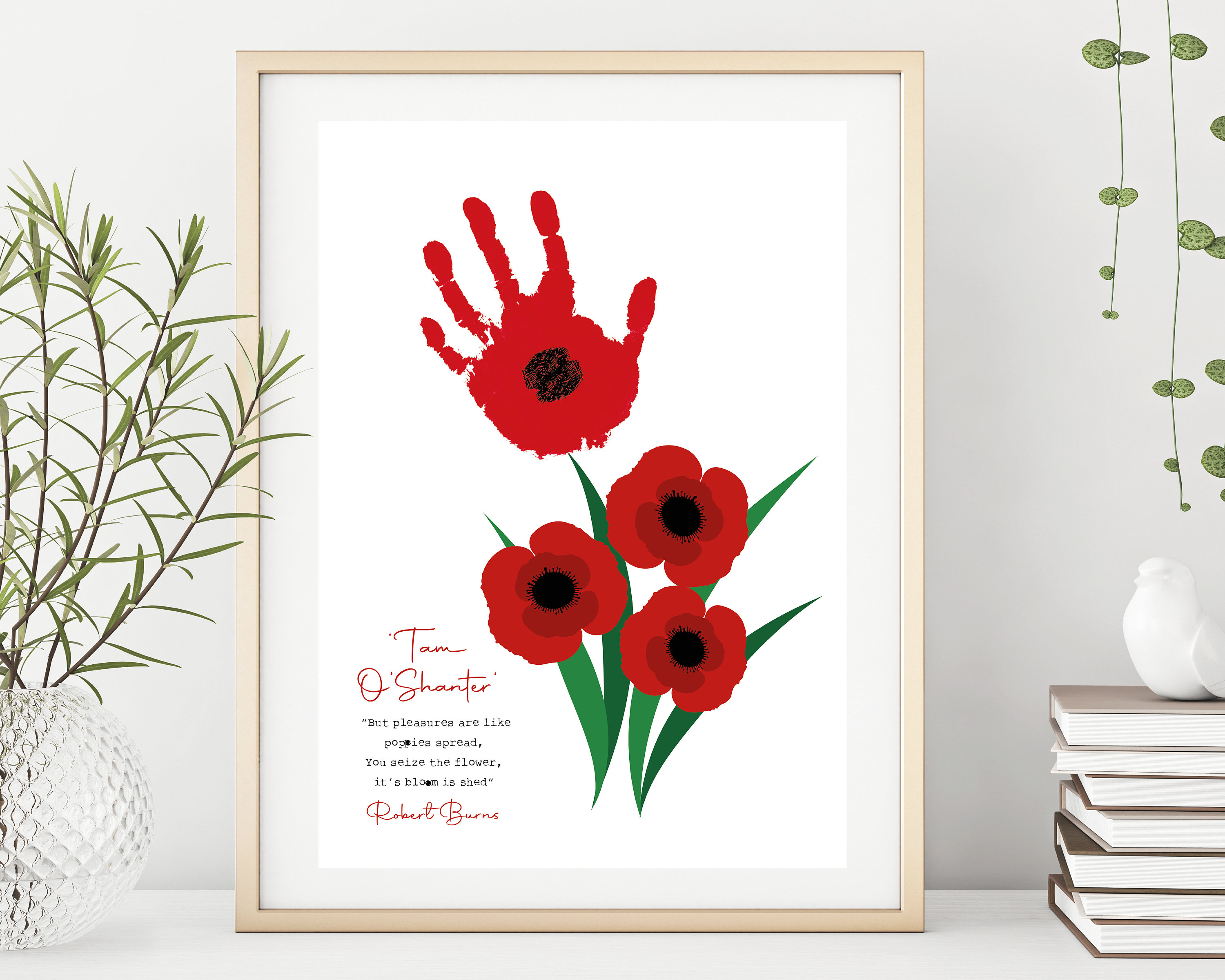 Burns Night / Robert Burns / Tam O' Shanter / Handprint Art / Decor ...