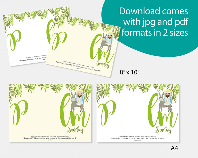 Palm Sunday / Easter / John 12:13 / Hosanna / Handprint Art / Printable ...