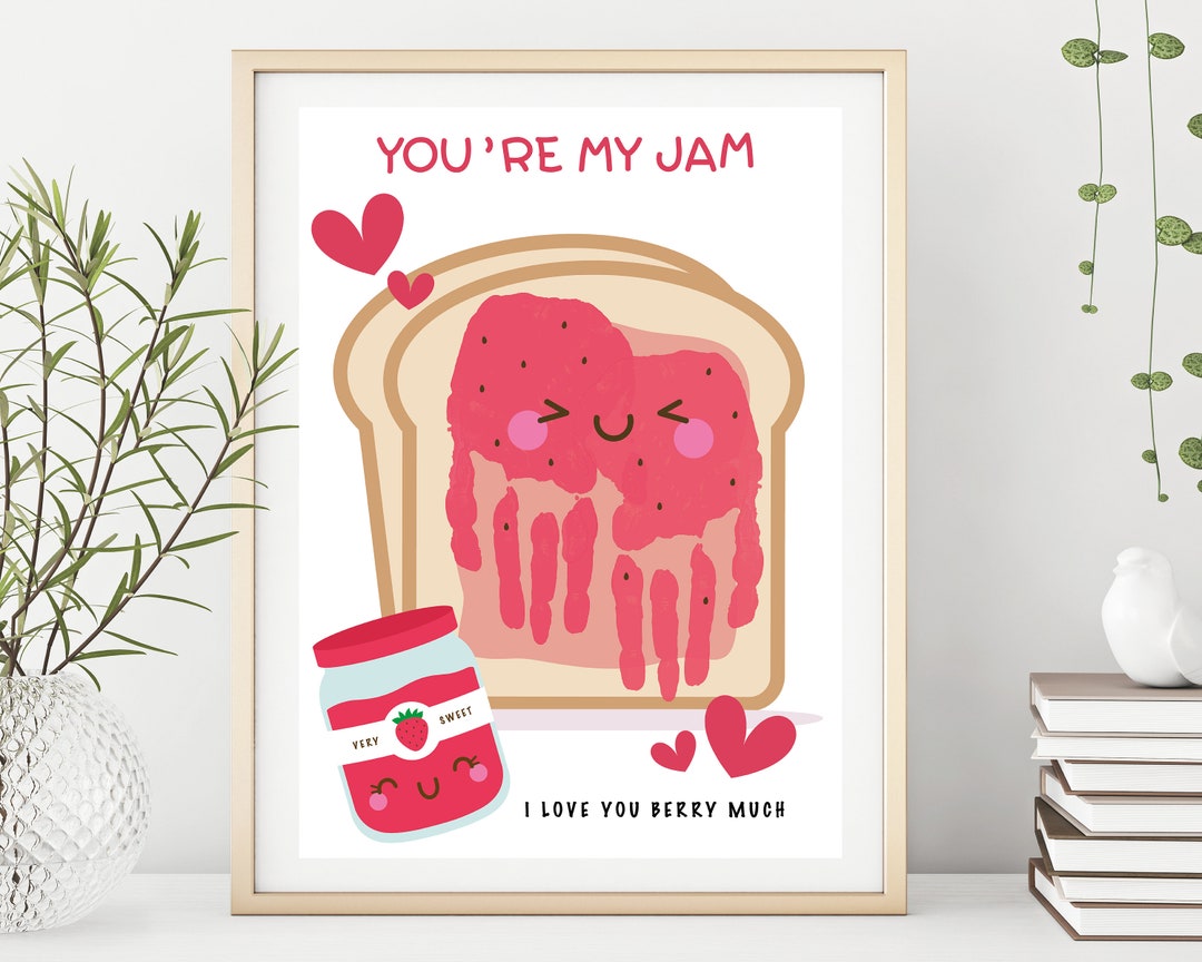 You're My Jam / I Love You Berry Much /foot/handprint Art / Decor ...