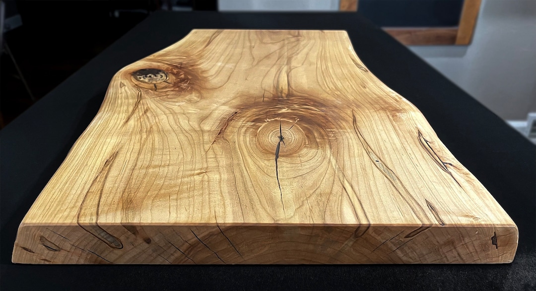 Live Edge Ambrosia Maple Cutting Board - Etsy