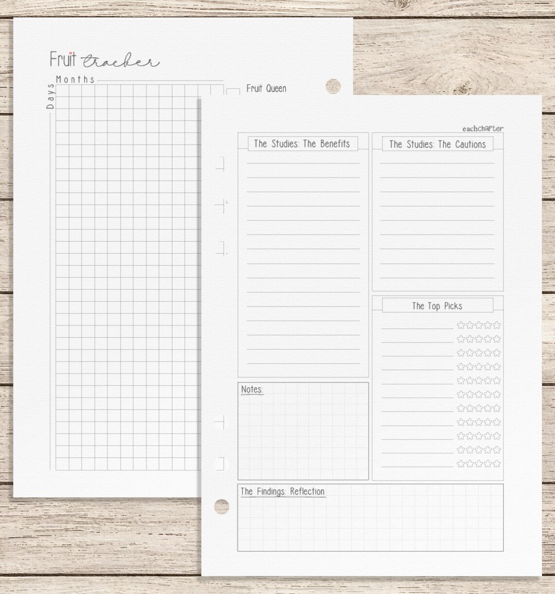 Fruit Tracker Printable | Daily Fruit Intake Tracker for Kids and ...