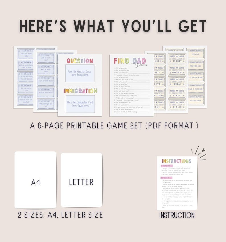 Grandparents Day Gift | Find Grandma Game Printable | Fun Game for Kids ...