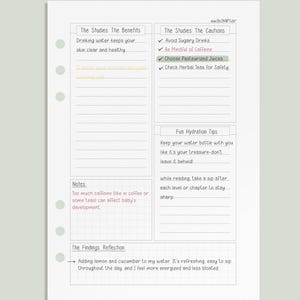 Hydration Tracker Printable | Daily Water Intake Log | Stay Hydrated ...