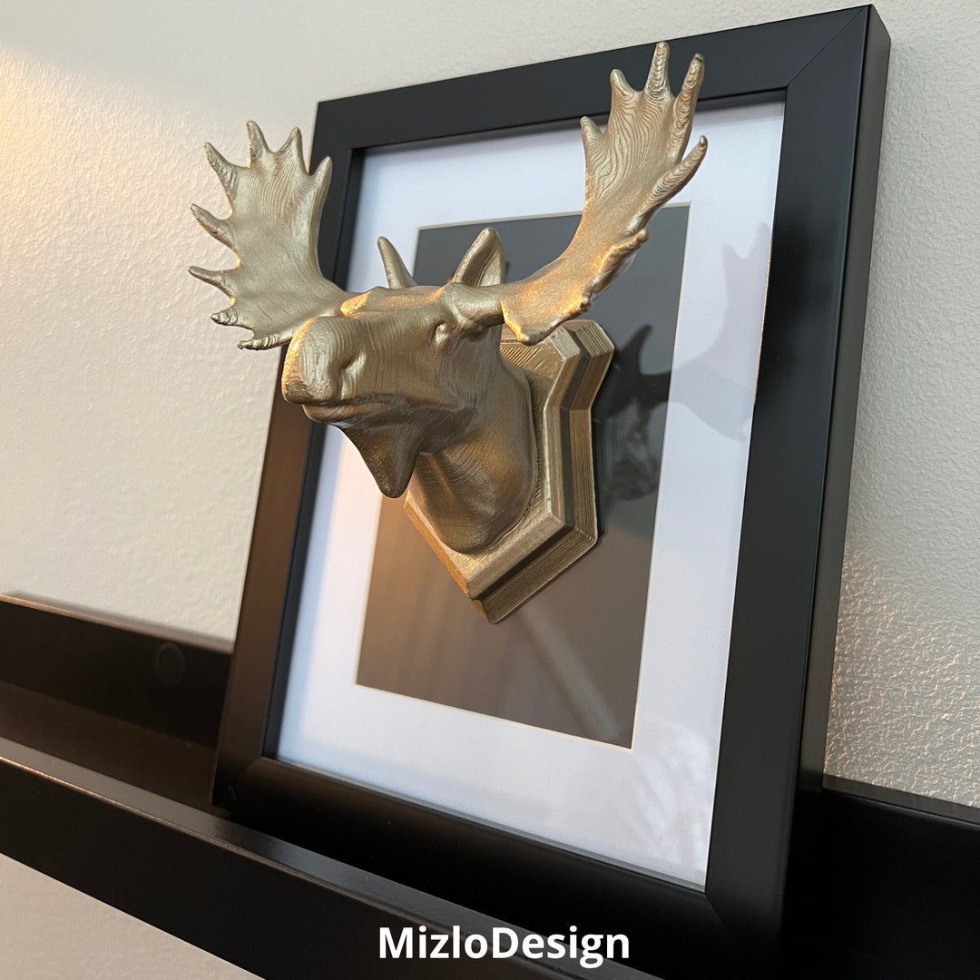 Moose Head 3D Model Digital Download Stl File for 3D Printing - Etsy