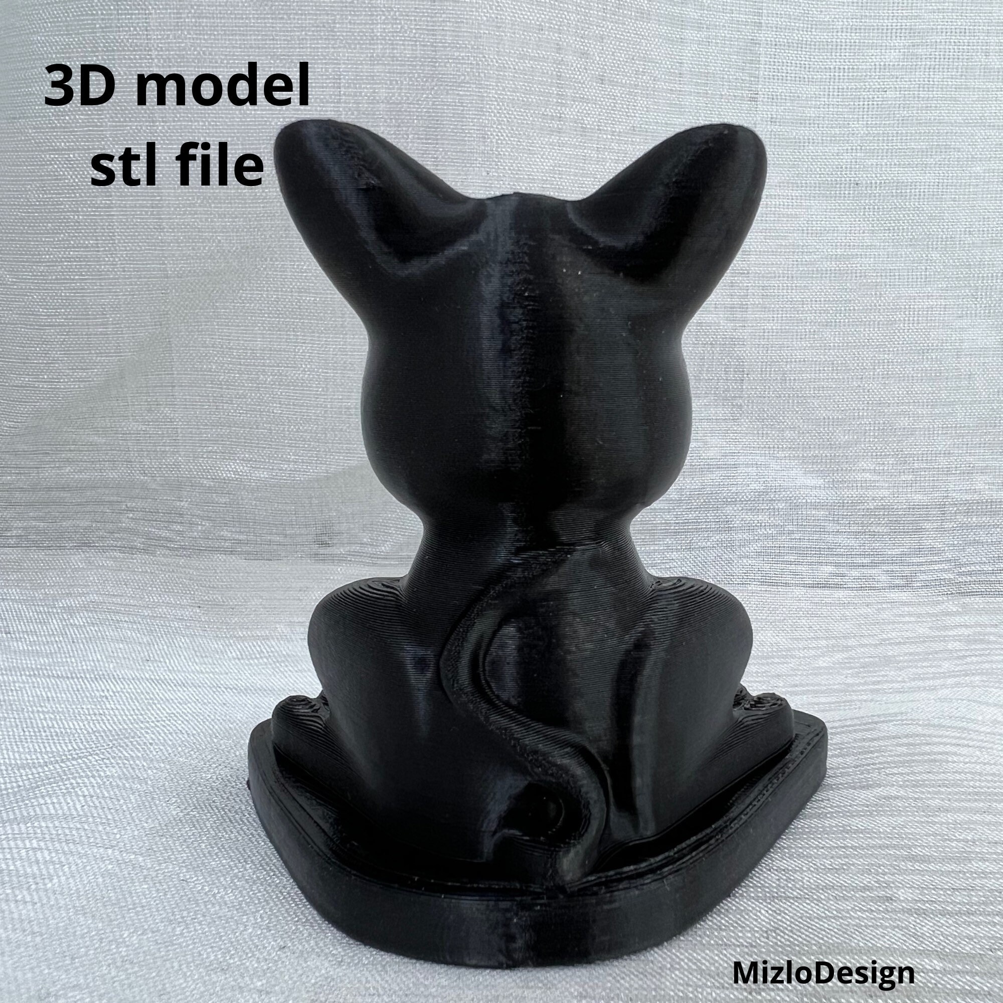 Cat 3D Model Digital Download Stl File for 3D Printing - Etsy