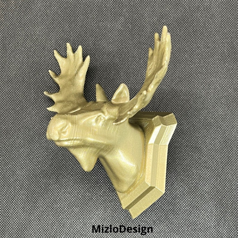 Moose Head 3D Model Digital Download Stl File for 3D Printing - Etsy
