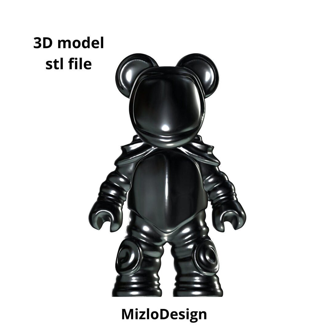 Space Bear Character 3D Model Digital Download Stl File for 3D Printing ...
