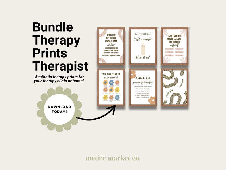 45 Therapist Office Decor School Counselor Posters Social Music Therapy ...