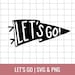 Vintage Pennant Flag SVG: Sports Team Cut File (digital Download) - Etsy