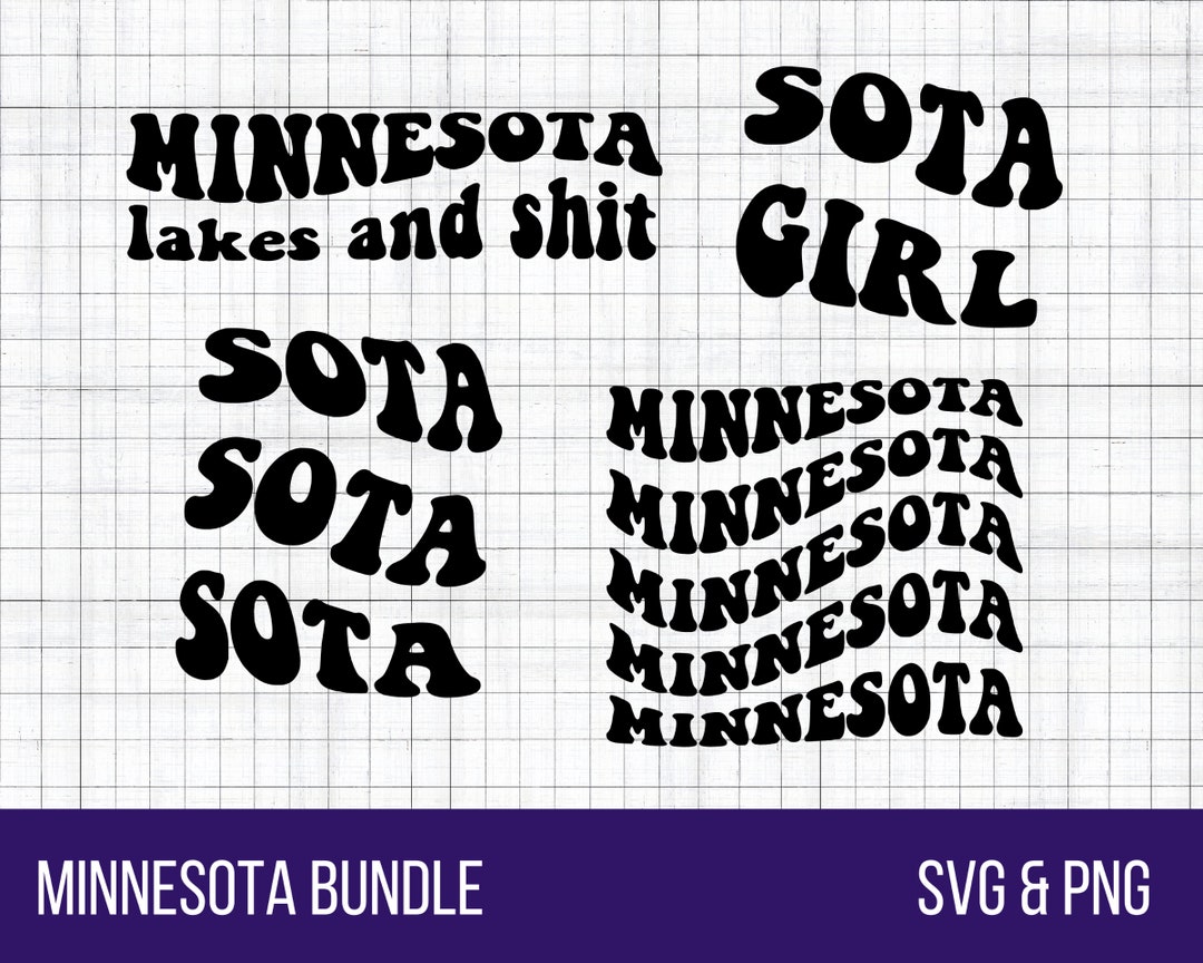 Minnesota SVG & PNG Bundle Digital Download | Lake Svg, Sota Svg, MN ...