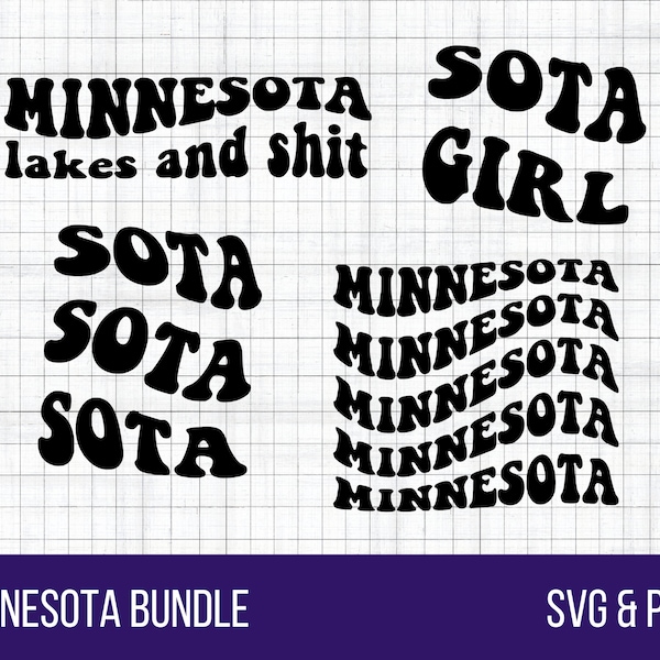 Minnesota Lakes Svg - Etsy