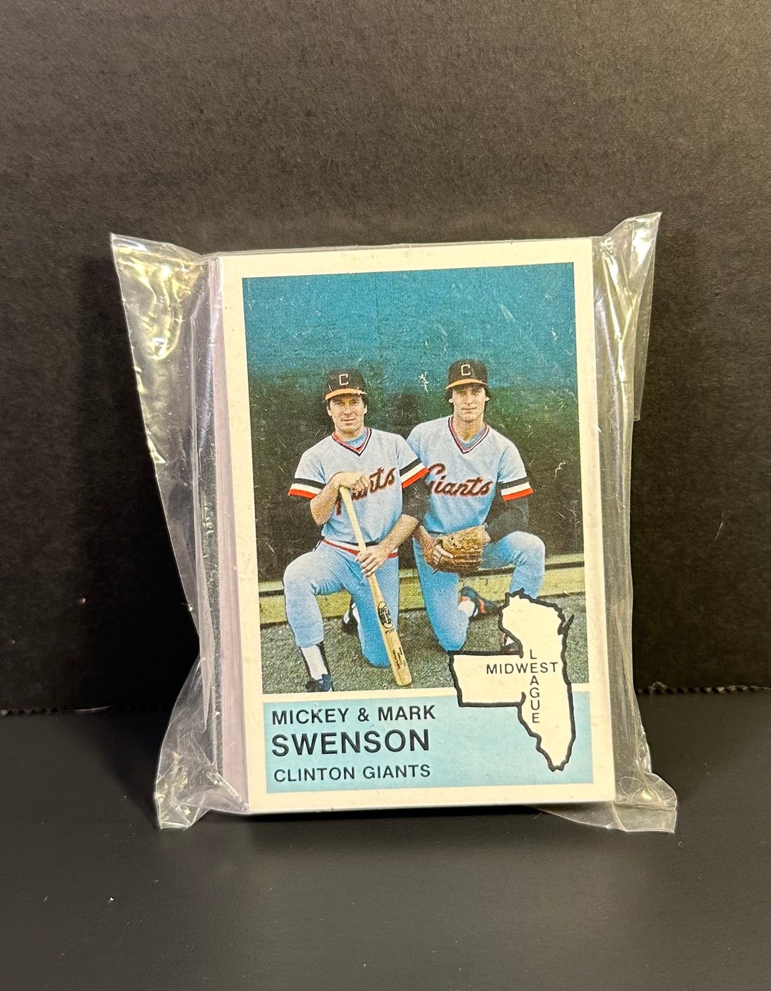 1982 Fritsch Cards - Clinton Giants - Card Pack - Etsy