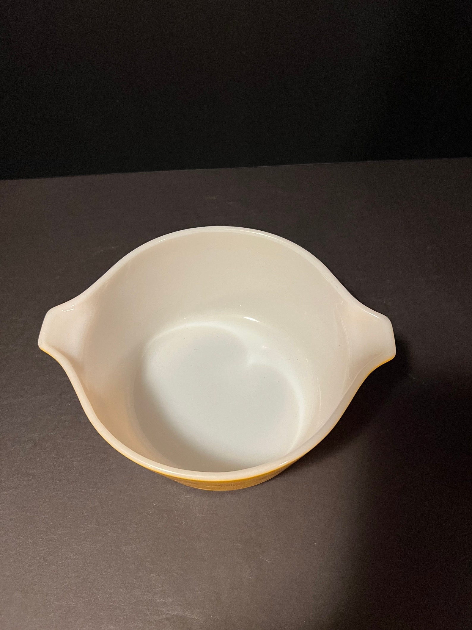 1960's Vintage Pyrex Yellow Snowflake SET - 1.5 Quart #472 and 1 Quart ...