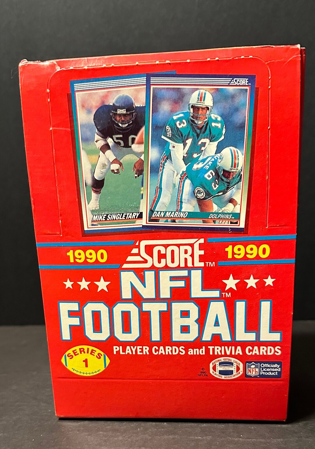 1990 Score Nfl Football Player Cards And Trivia Cards Series 1 Box Of