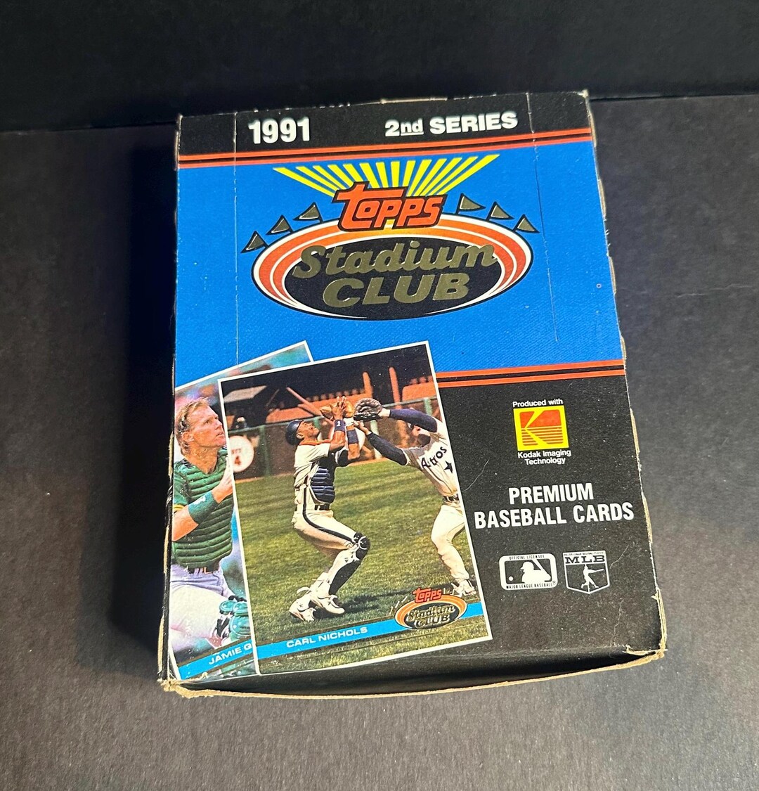 1991 Topps Baseball Cards “stadium Club” 2nd Series - Etsy