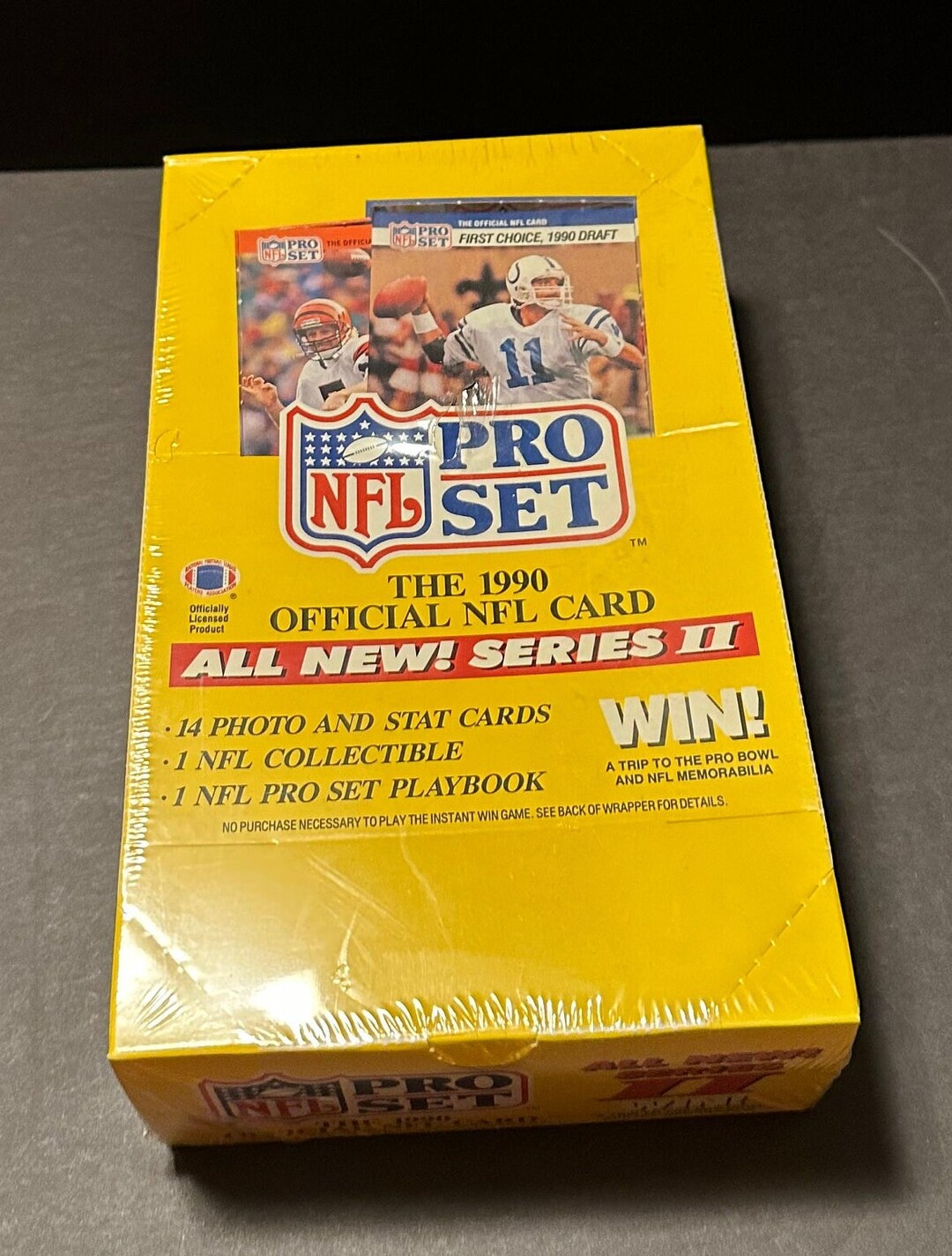 The 1990 Official NFL Card Series II Factory Sealed NFL Pro Set - Etsy