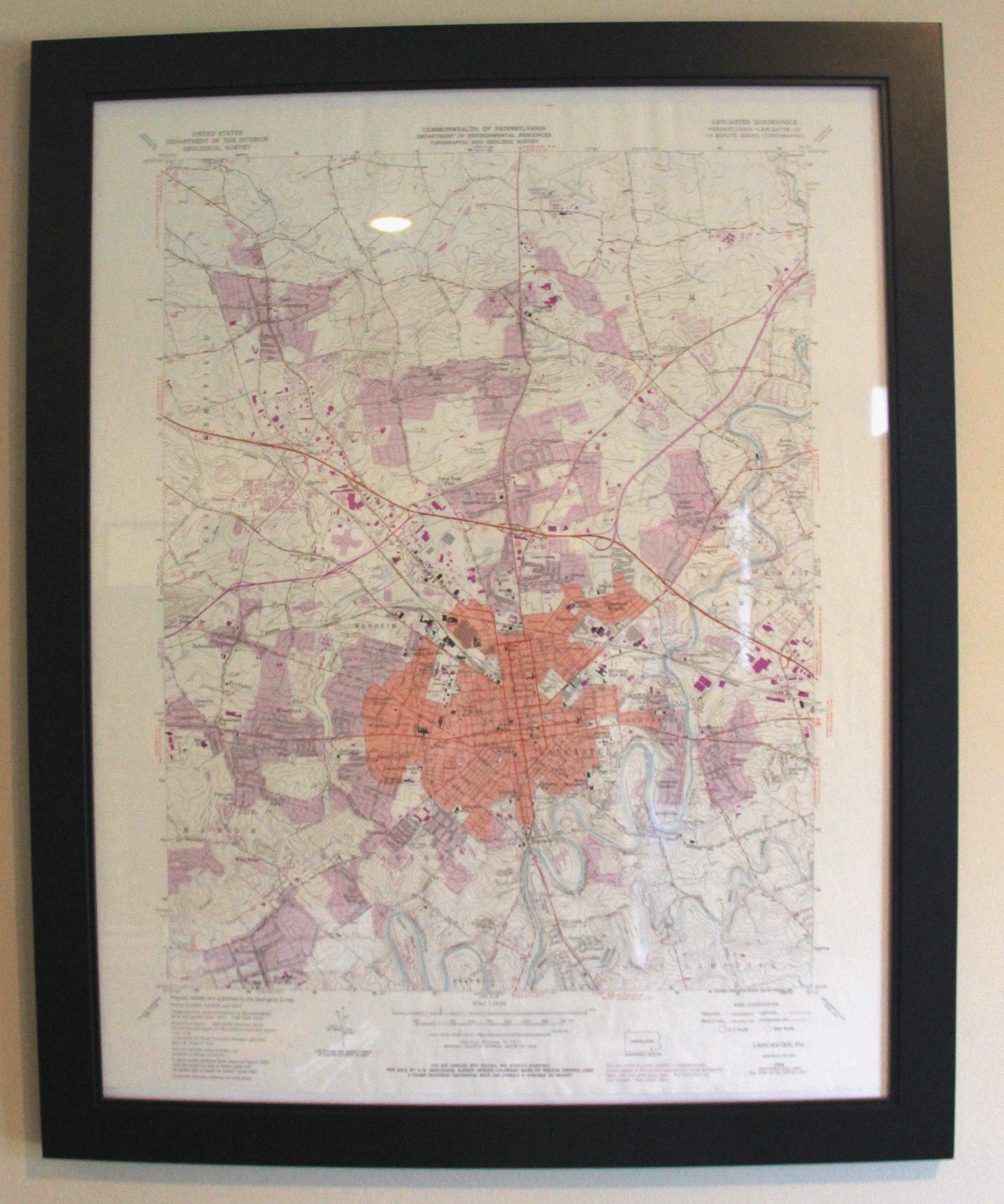 10 Vintage USGS Maps: Display, Hanging, Art, Wrapping Paper, Wallpaper ...