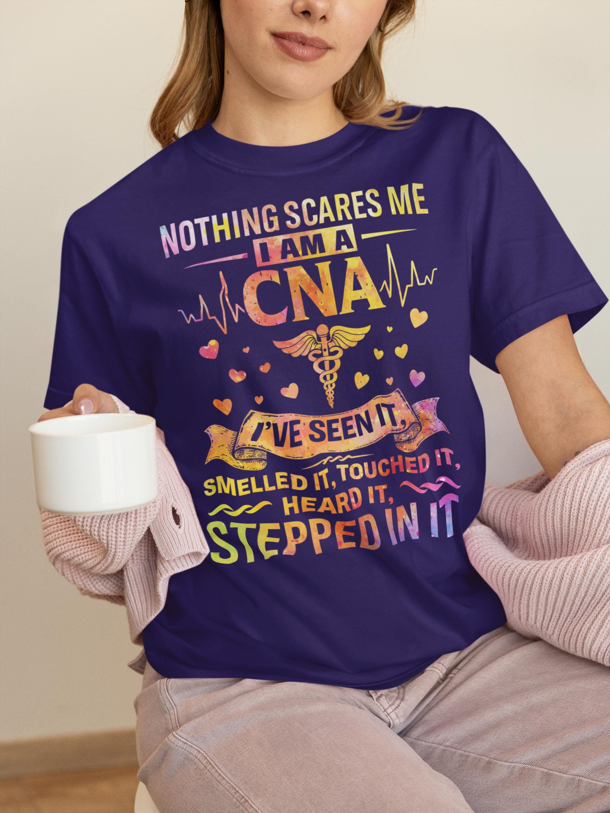 Funny CNA PNG Sublimation Design for Certified Nursing Assistant Shirt ...