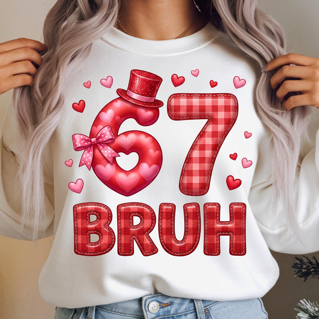 67 Bruh Valentine PNG | Cute Heart School Meme Sublimation Design ...