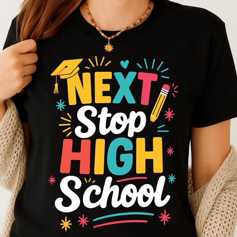 Next Stop High School Svg, High School Svg, Back to School Svg, Middle ...