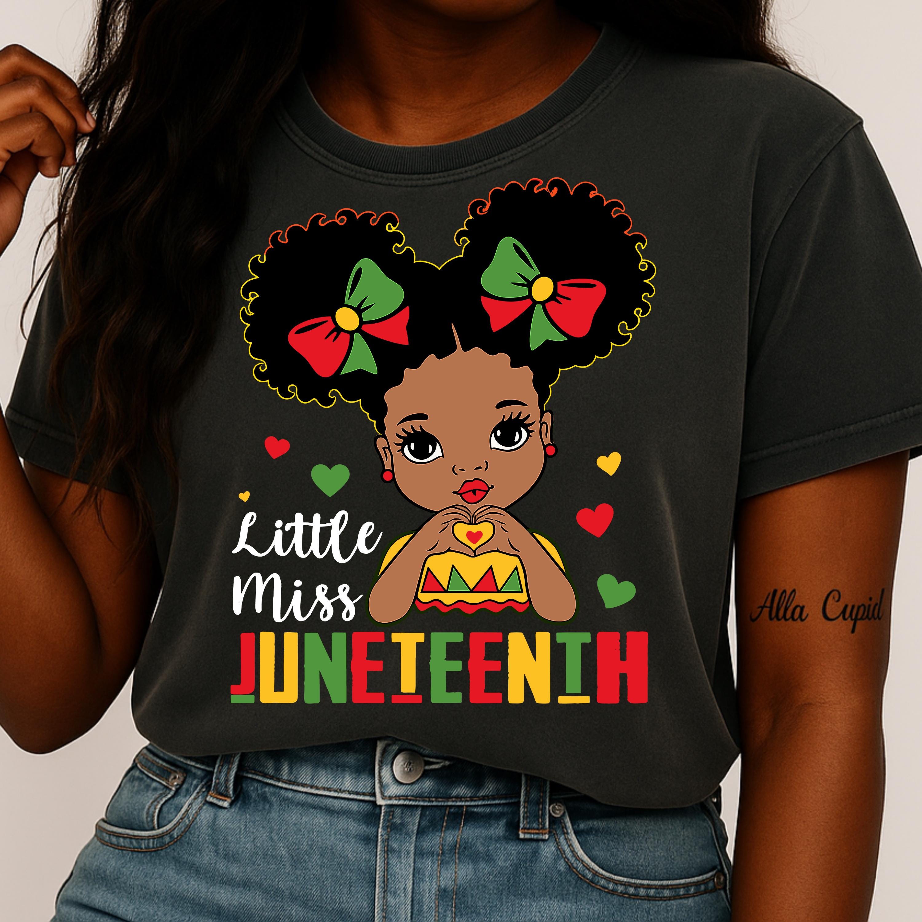 Little Miss Juneteenth PNG, Juneteenth Png, Black History Png, Afro ...