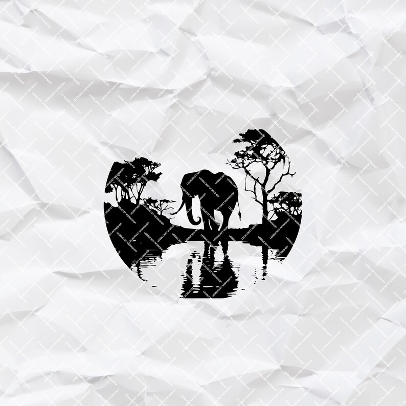 Digital Download Elephant SVG DIY Crafting Cut File for - Etsy