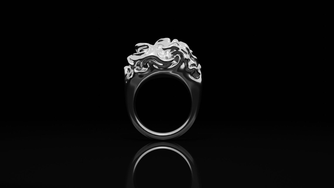 3D STL Ring Jewelry File for 3D Printing 3D Print Ring 3D - Etsy