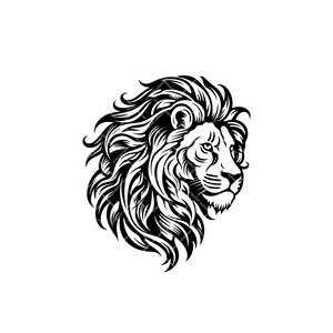 Lion Head SVG Cricut Cut File Printable Vector Image for Wild Animal ...