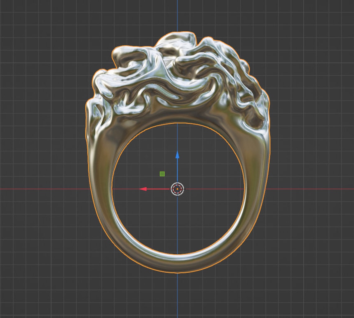 3D STL Ring Jewelry File for 3D Printing, 3D Print Ring, 3D Model ...