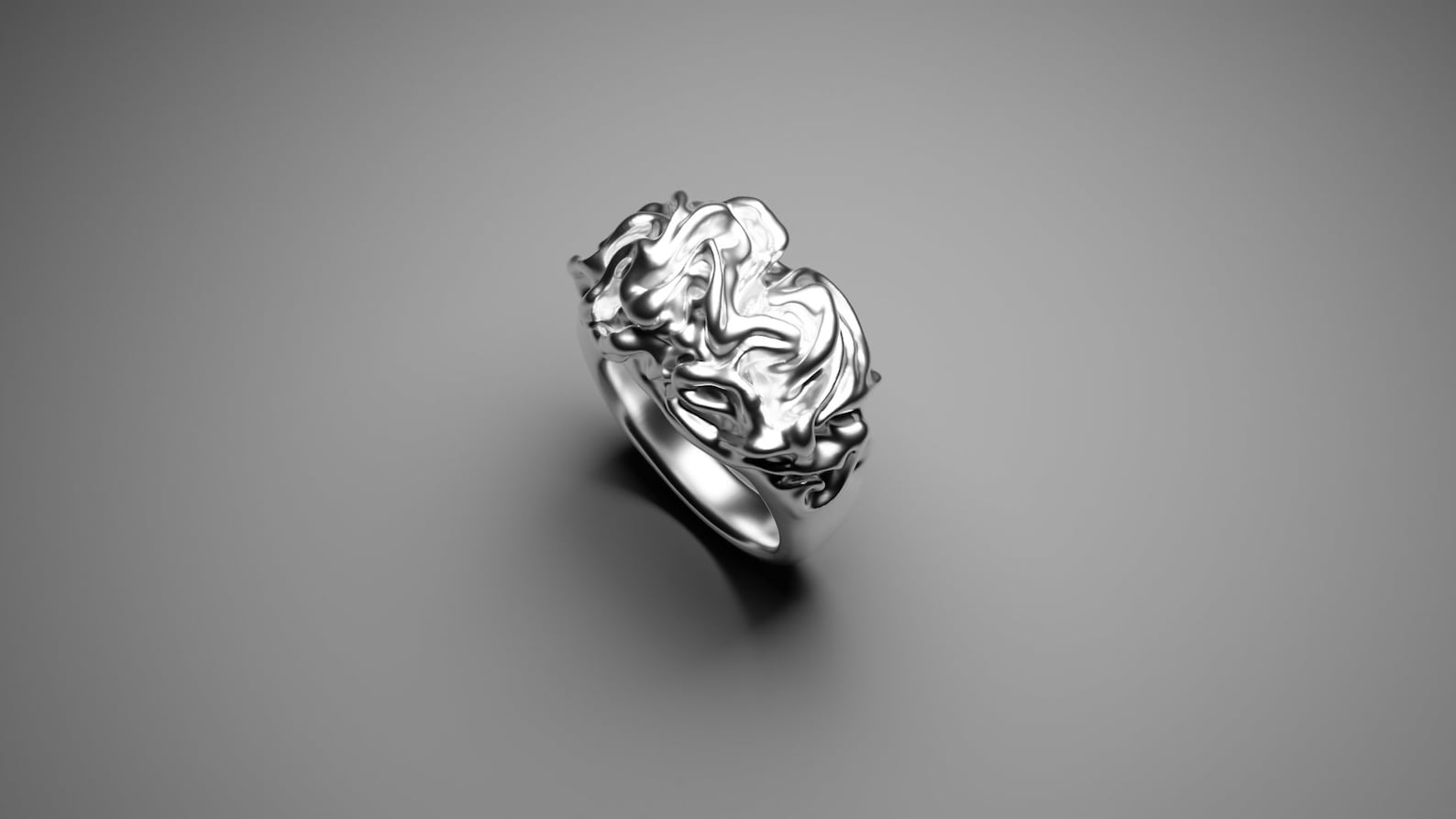 3D STL Ring Jewelry File for 3D Printing, 3D Print Ring, 3D Model ...