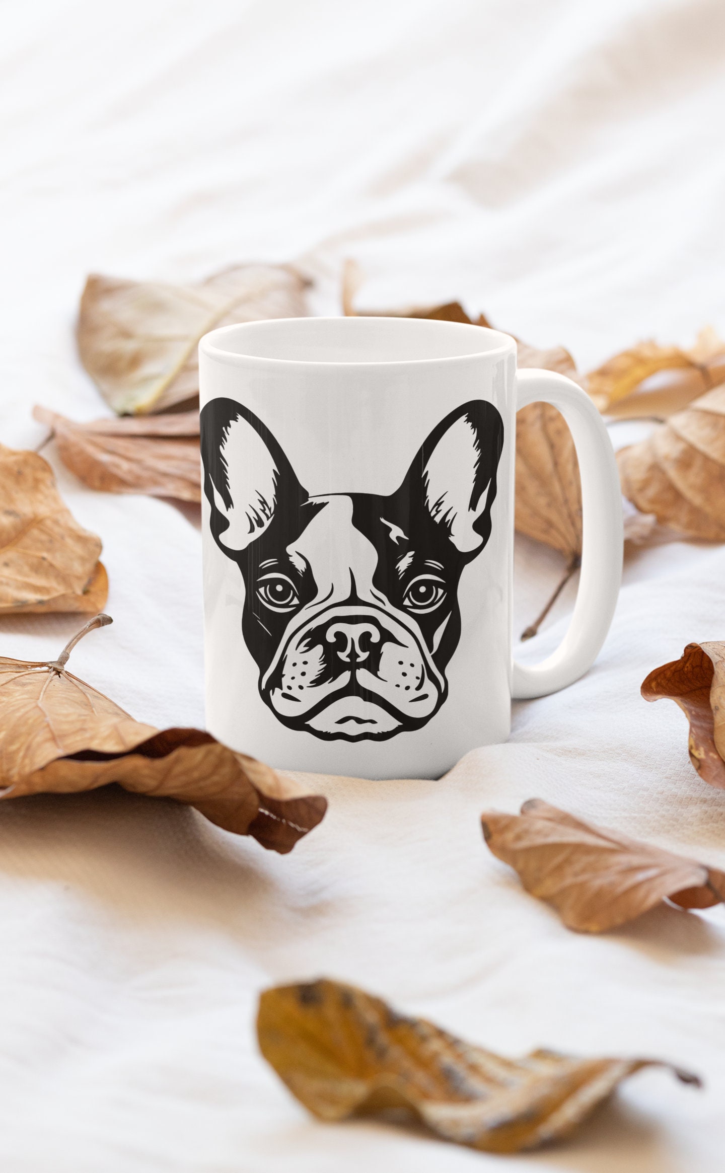 French Bulldog Head SVG Digital Download Cut File for Cricut, DIY ...