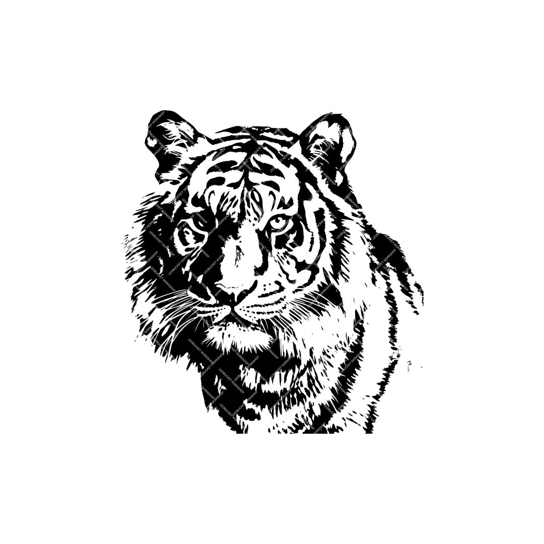 Tiger SVG Vector Image for DIY Crafting Digital Download for Car ...