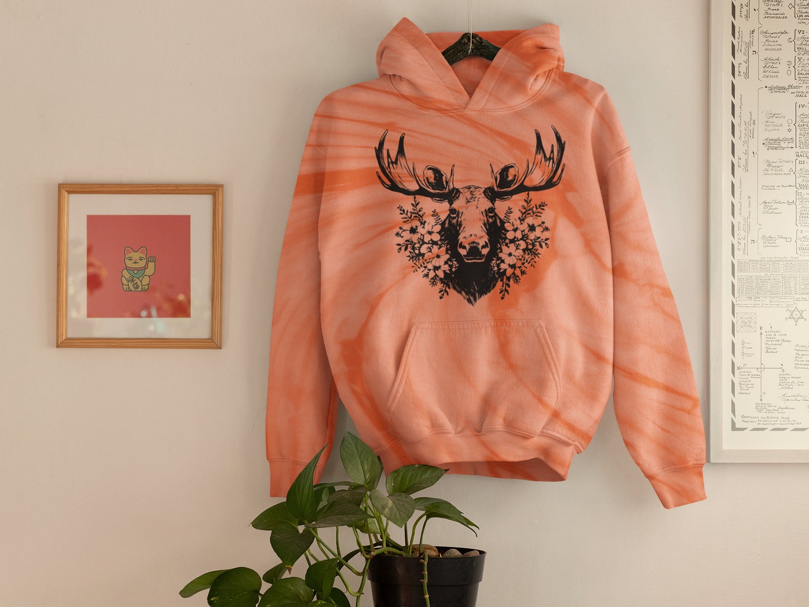 DIY Moose Head With Flowers SVG Cut File Wild Animal Patterns With ...
