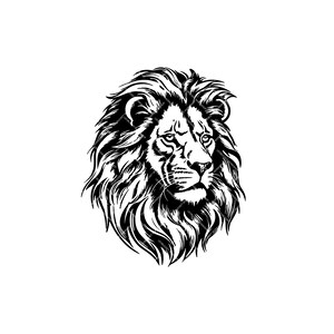 Lion Head SVG Cricut Cut File Printable Vector Image for Wild Animal ...