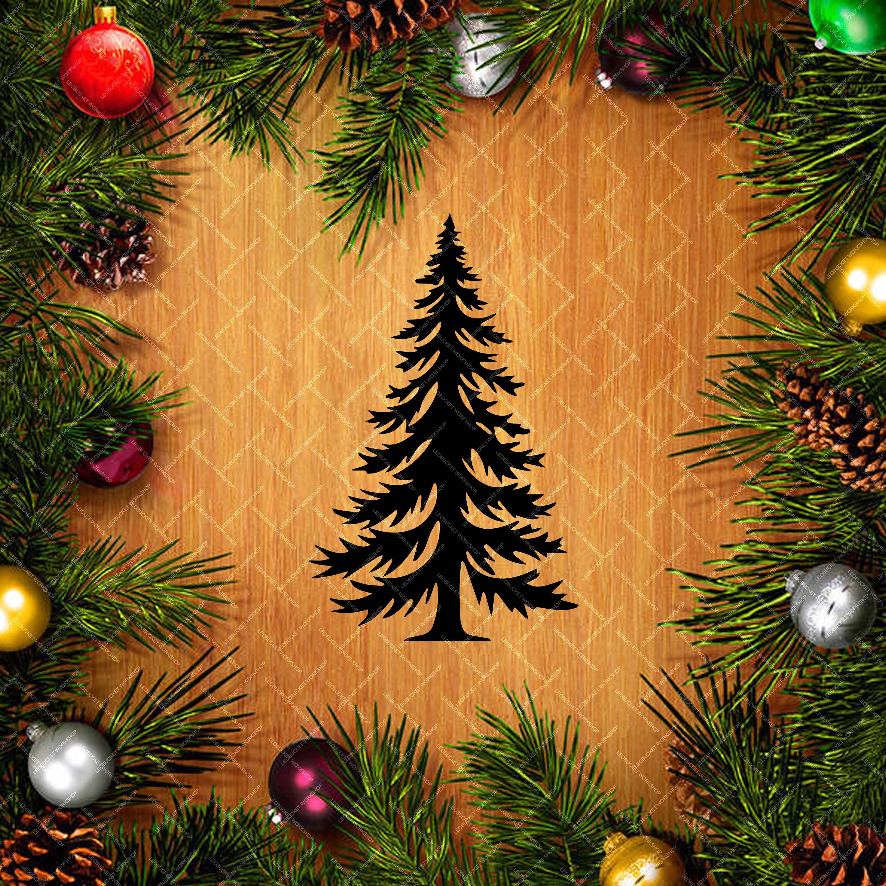 DIY Christmas Tree SVG Vector Image Cricut Cut Machine File - Etsy