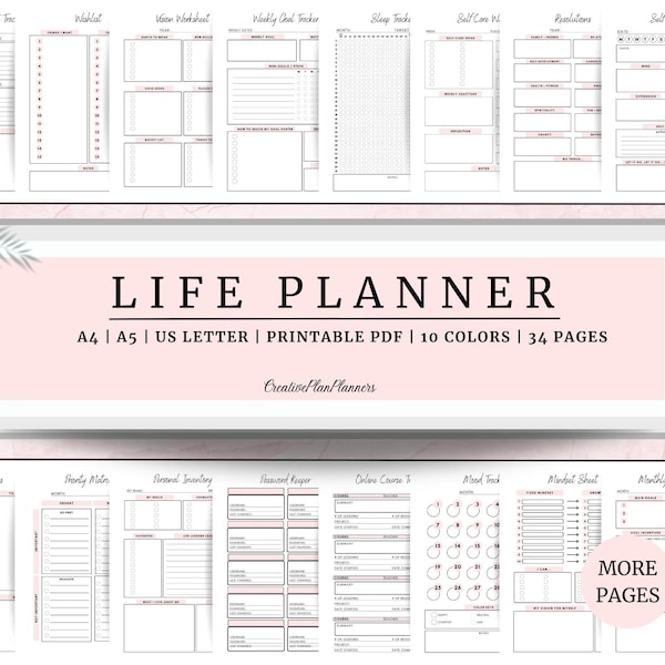 Planner Bundle - Etsy