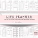 Life Planner Bundle, Life Planner, Printable, Digital PDF, All in One ...