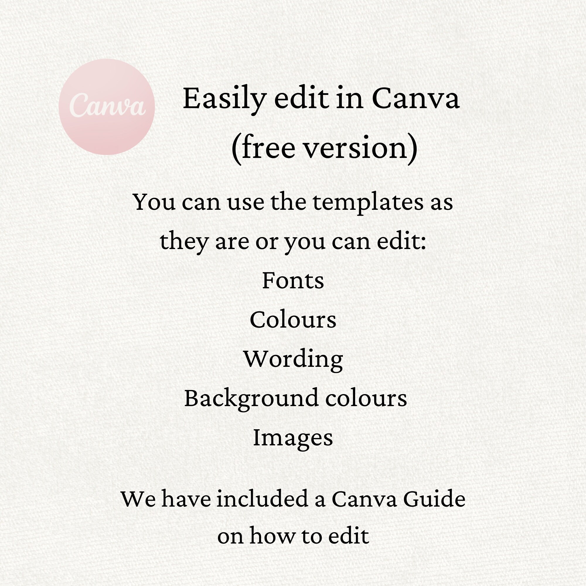 Business Letterhead Canva Template for Florists, Custom Company Letter ...