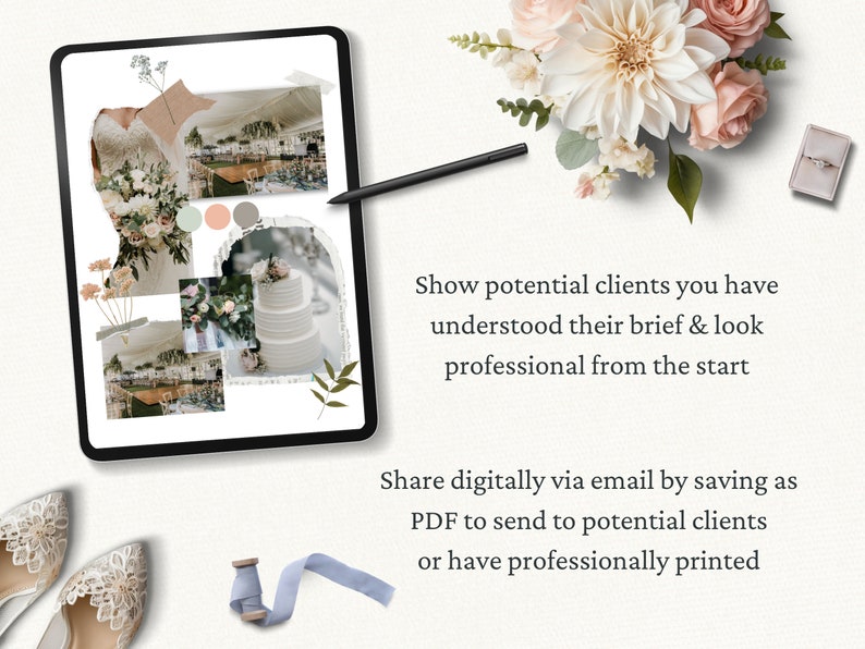 Wedding Florist Proposal Template, Editable Canva Template, Event ...