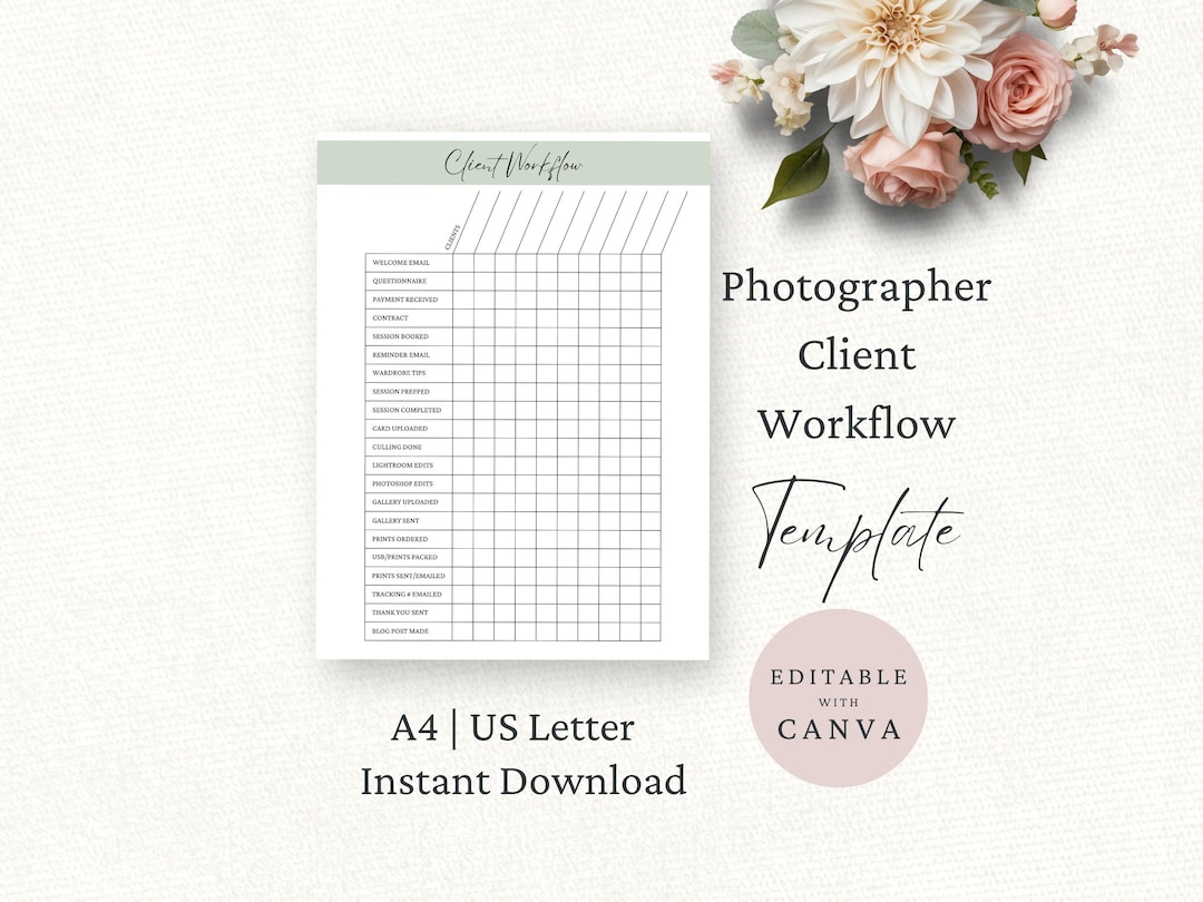 Photographer Client Workflow, Photography Business, Client Management ...