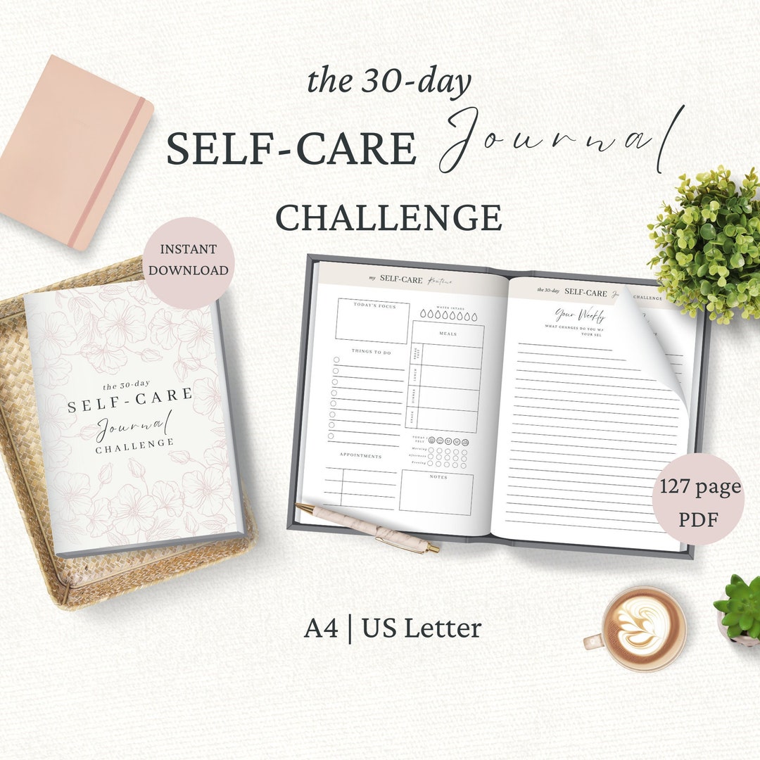 Self-care Journal Printable, Self Care Planner, Mindfulness Journal ...