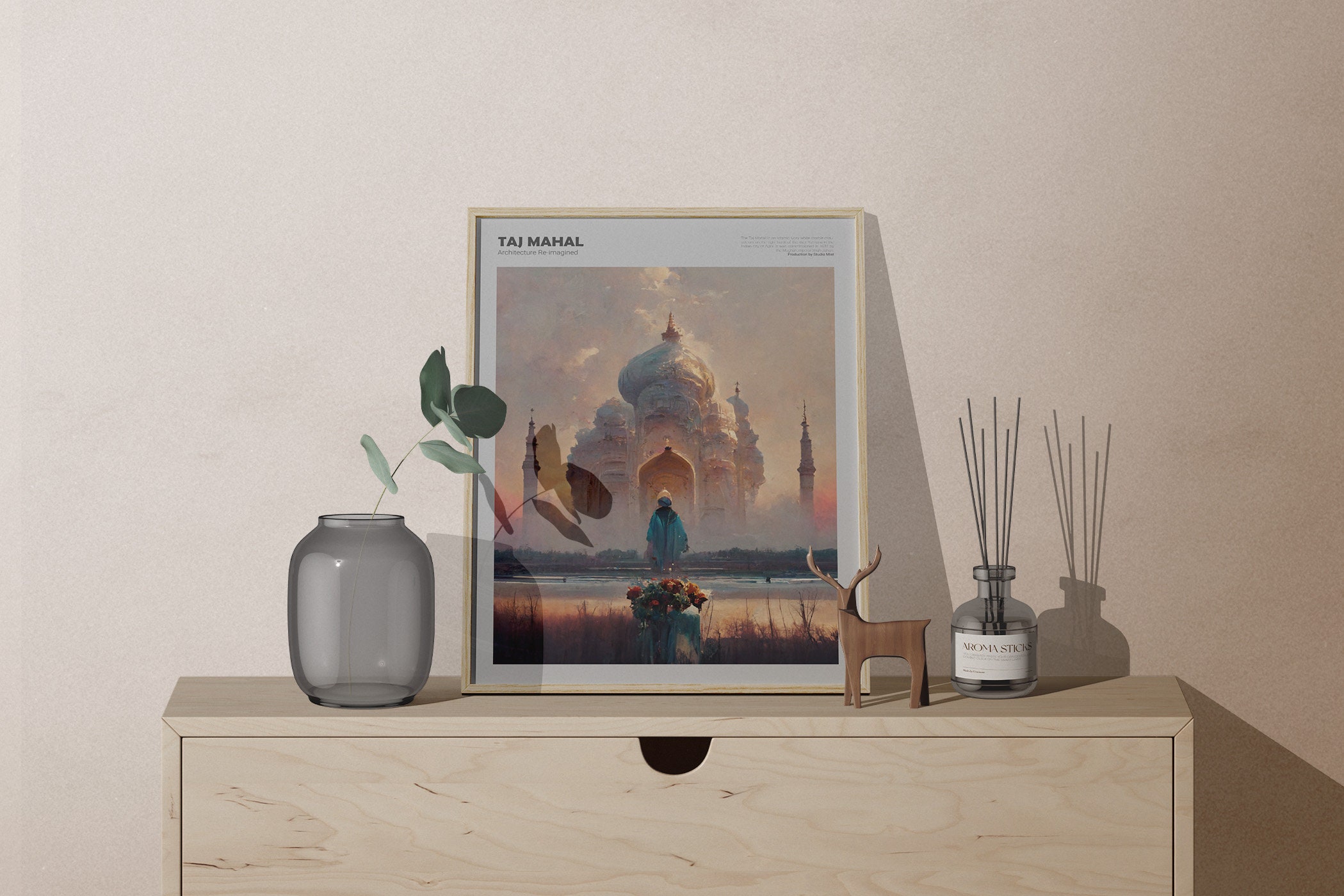 Minimalist Frame Poster Mockup Bundle 145 PSD OBJECTS Modern ...