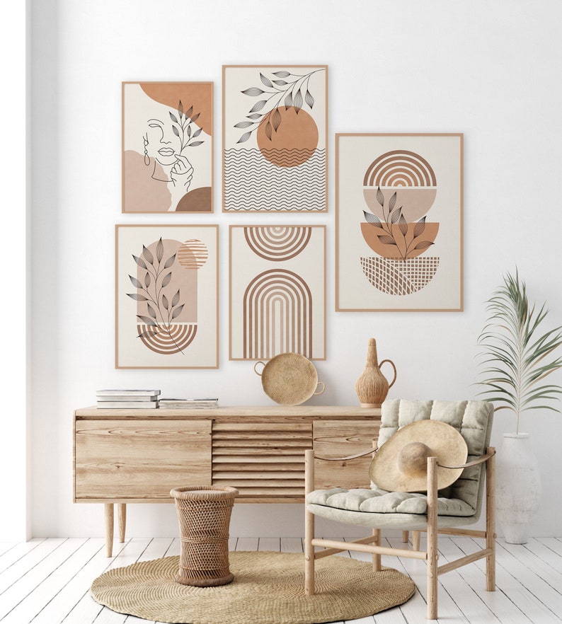 Set of 8 Giorgio Morandi Earth Tone Abstract Exhibition Print | Matisse ...