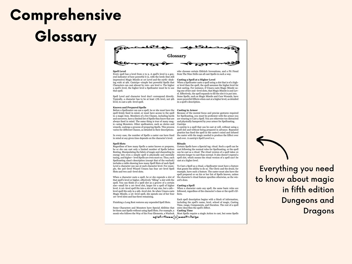 Bard Spell List for Dungeons and Dragons 5e - Etsy