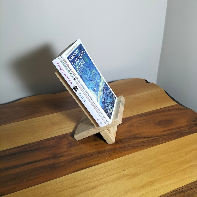 Desktop Book Stand - Etsy
