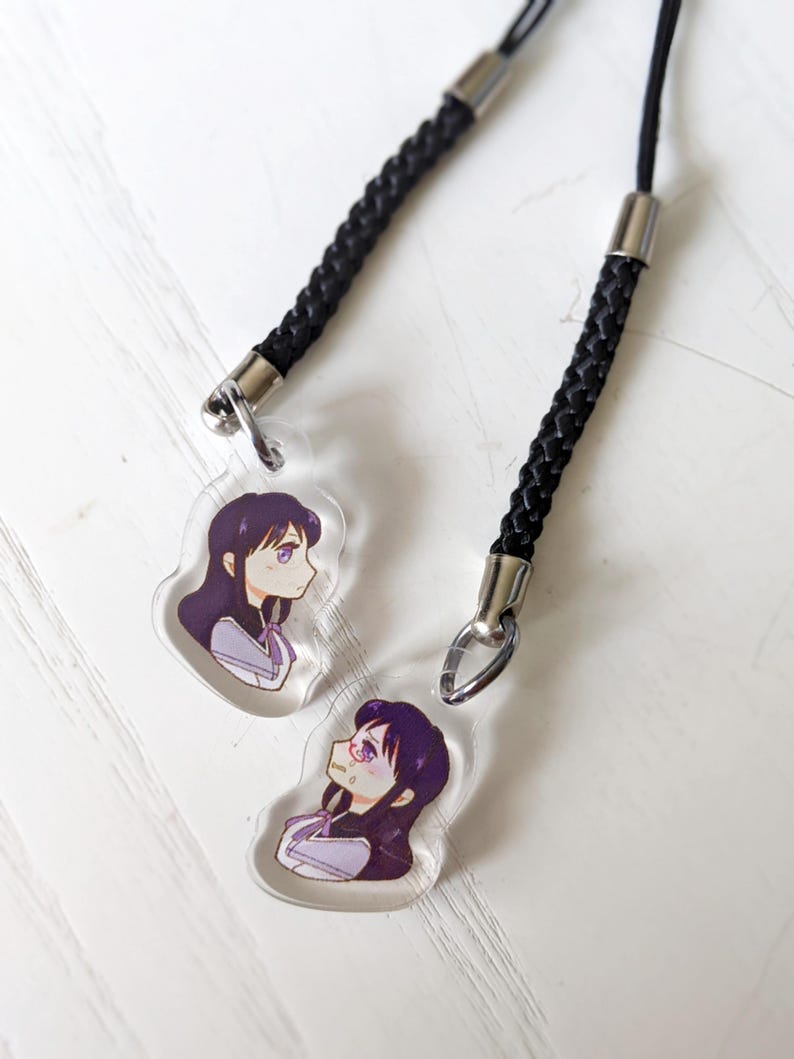 Madoka & Homura Phone Charms - Etsy