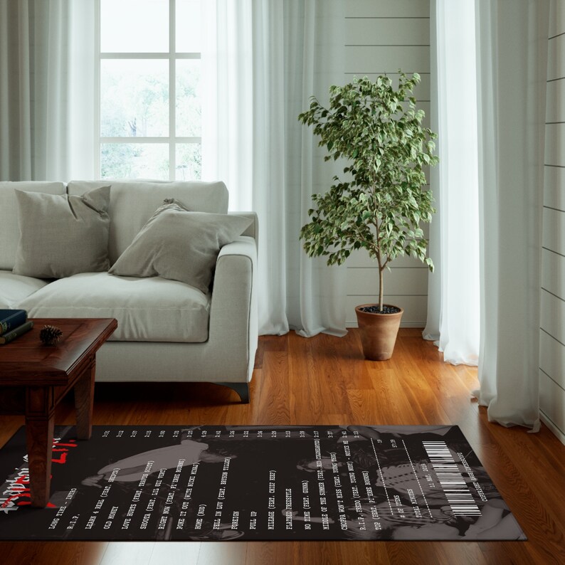 Rap Receipt Rug Die Lit Playboi Carti Rug Rap Album Rug - Etsy Canada