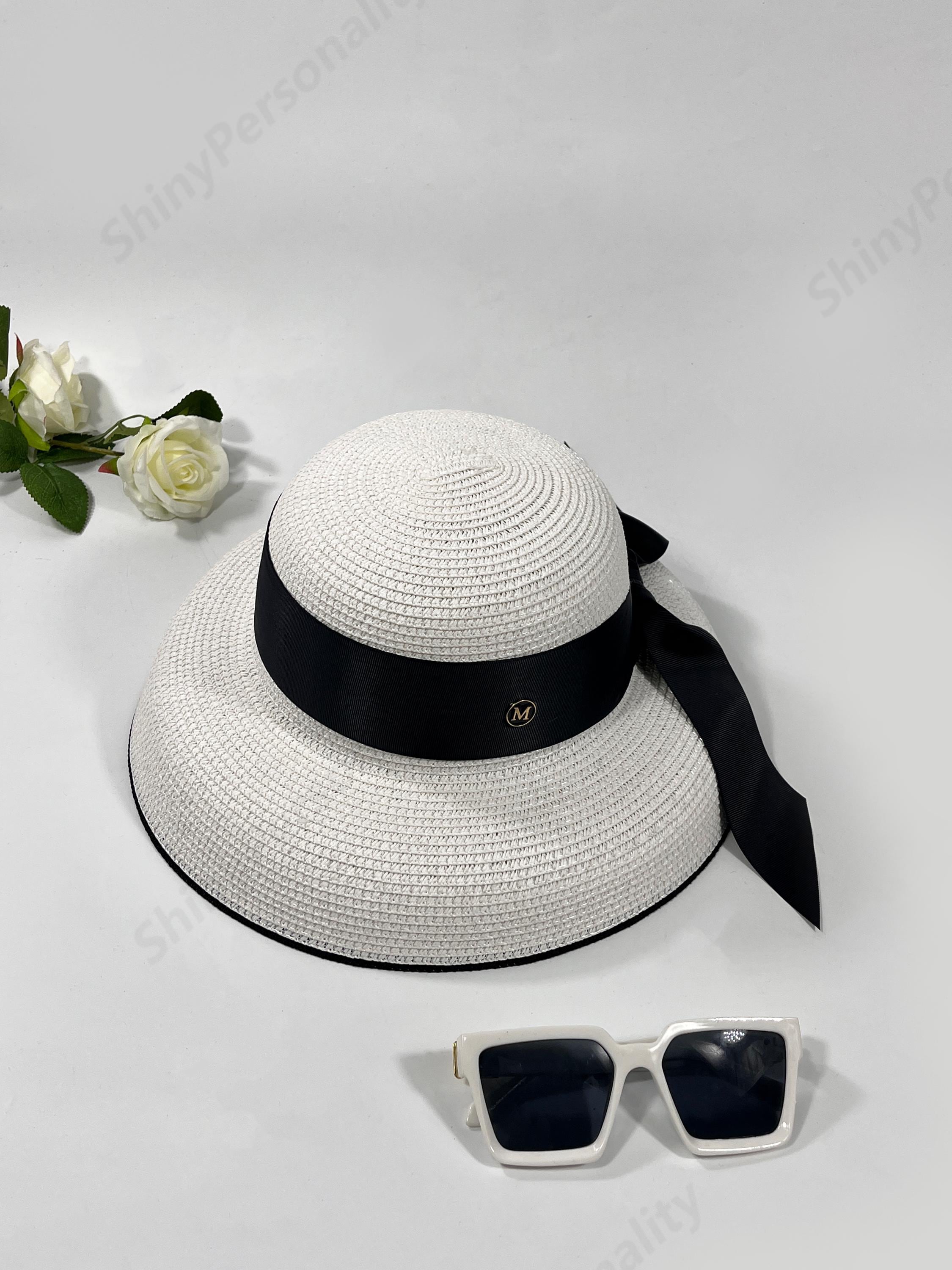 Hepburn Wind Ladies Sun Hat / Seaside Vacation Girls Sun Hat ...